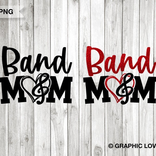 Band Mom Svg - Etsy