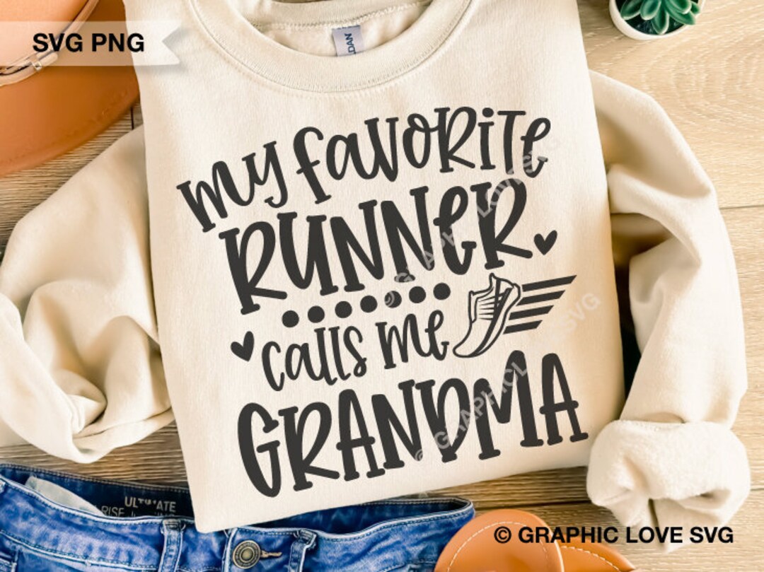 Track Grandma Svg Png, My Favorite Runner Call Me Grandma Svg, Track ...