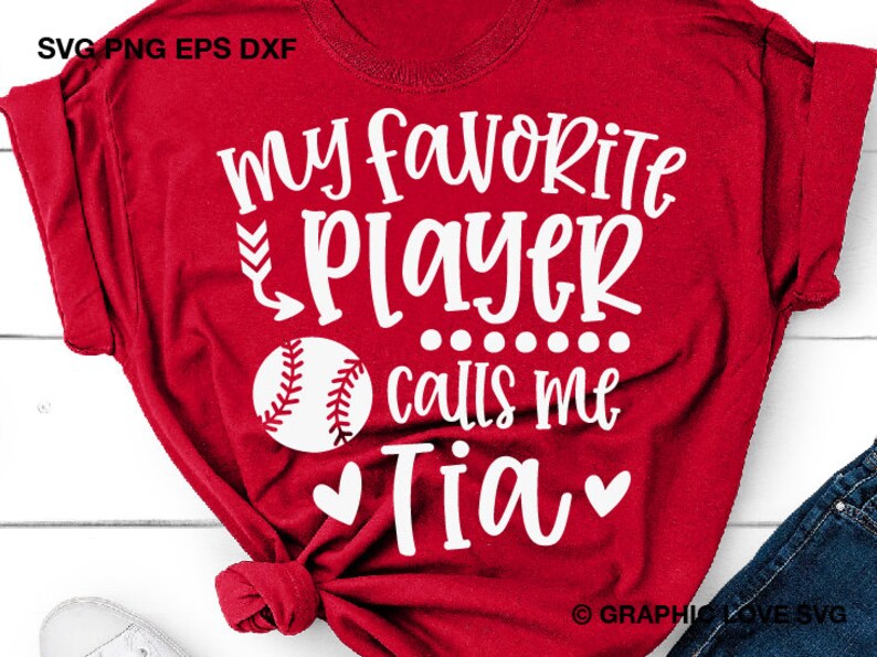 T Ball Tia Svg Cute Gift for Tia Png My Favorite Player - Etsy