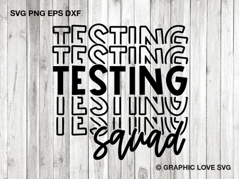 Test Day Teacher Svg Testing Squad Svg Test Day Teacher Png - Etsy