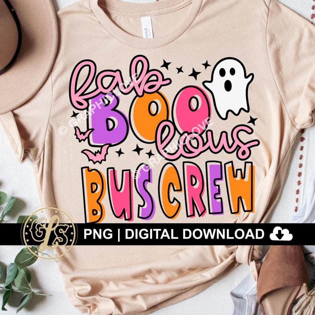 Halloween Bus Crew Png Boo Bus Driver, Faboolous School Bus Crew Png ...