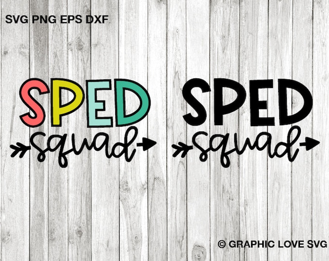 Special Education Svg Bundle, Special Education Teacher Svg, Sped ...