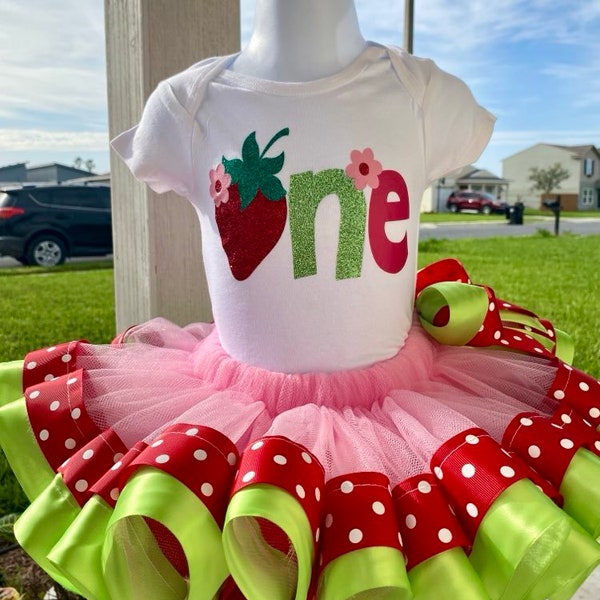 Strawberry Tutu - Etsy