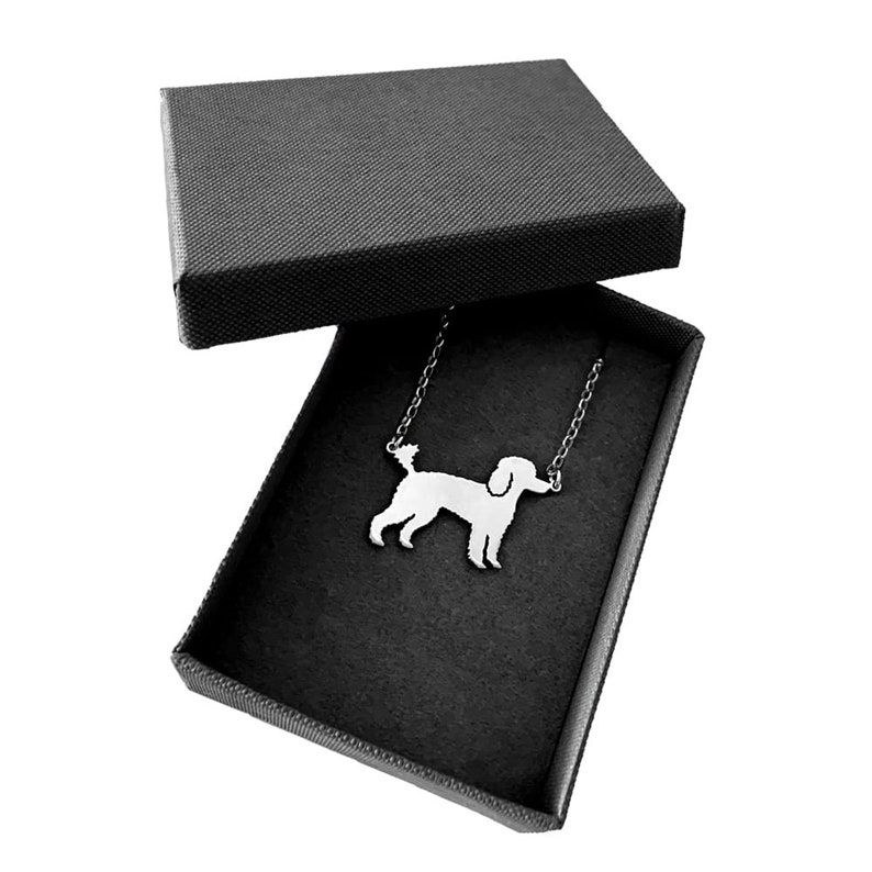 Poodle Necklace - Silver 14K Gold Plated Pendant, Dog Lover Jewelry ...