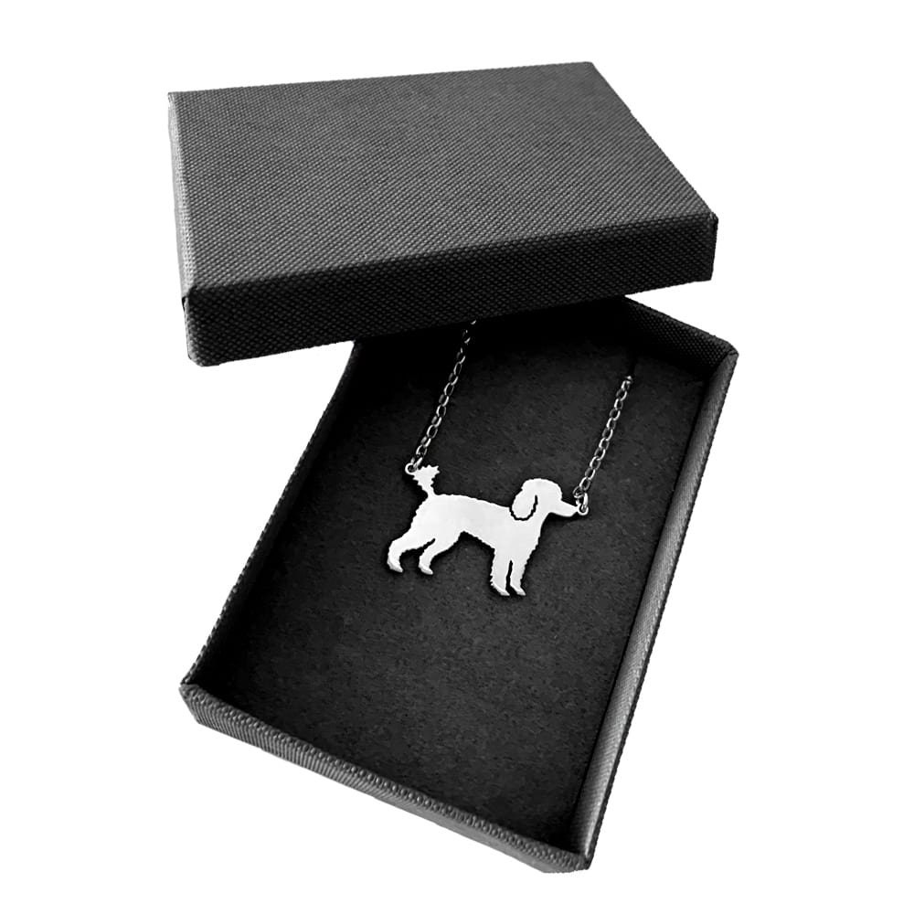 Poodle Necklace - Silver 14K Gold Plated Pendant, Dog Lover Jewelry ...