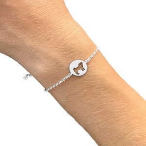 Pug Charm Bracelet - Silver 14K Gold Plated Bracelet, Dog Lover Jewelry ...