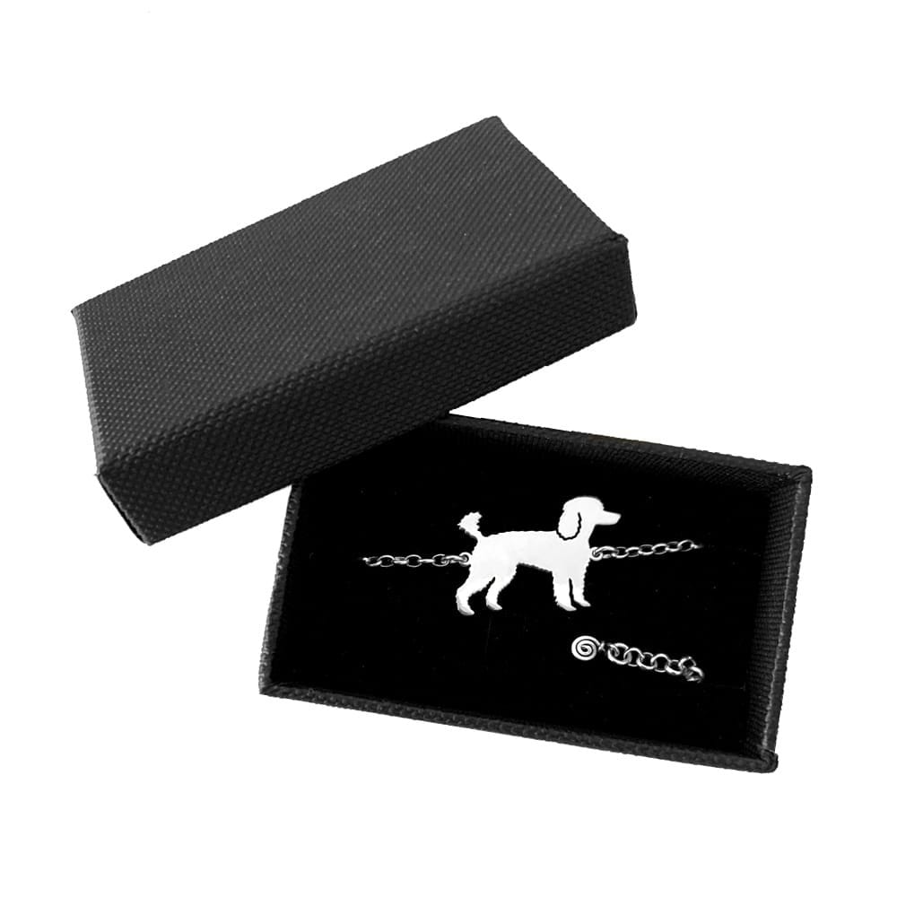 Poodle Bracelet - 14K Gold Plated Silver Bracelet, Dog Lover Jewelry ...