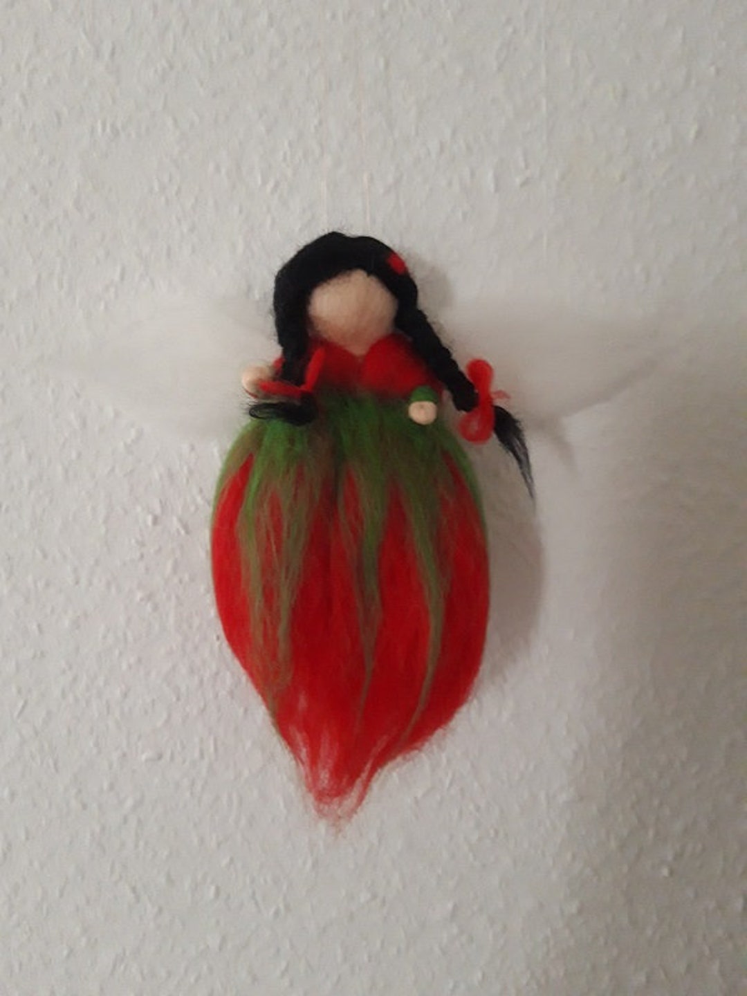 Fairy Elf in Poppy Colors - Etsy