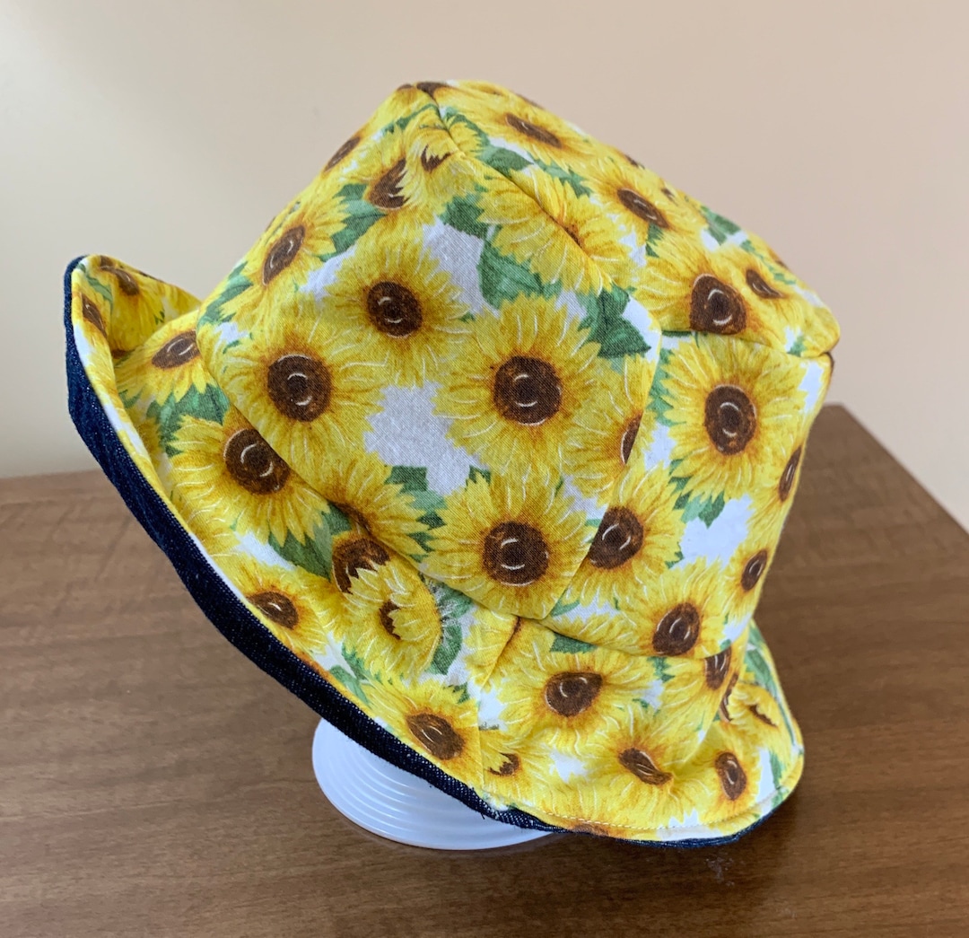 Sunflower Bucket Hat (6 Months to 12 Months), 20-inch Diameter, Kids ...