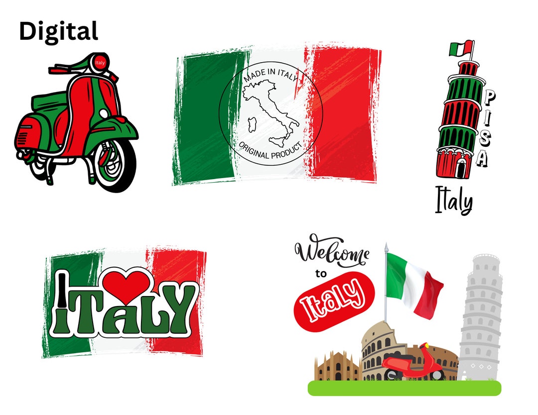 Italy Digital Design,italian,italy 13 - Etsy