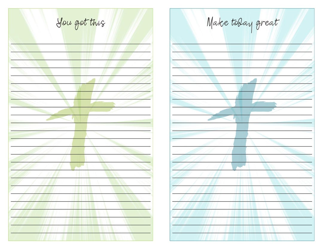 Affirmation Notepad, 5.5x8.5, Sheet, Digital - Etsy