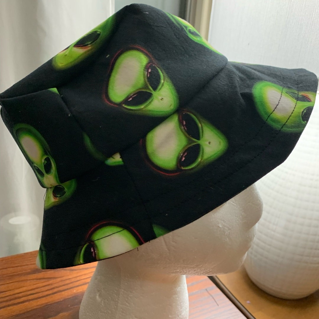 Alien Bucket Hat, Child Bucket Hat, Adult Bucket Hat, Unisex Hat - Etsy