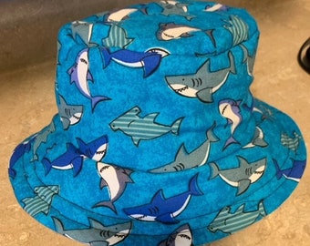 Bucket Hat Shark - Etsy