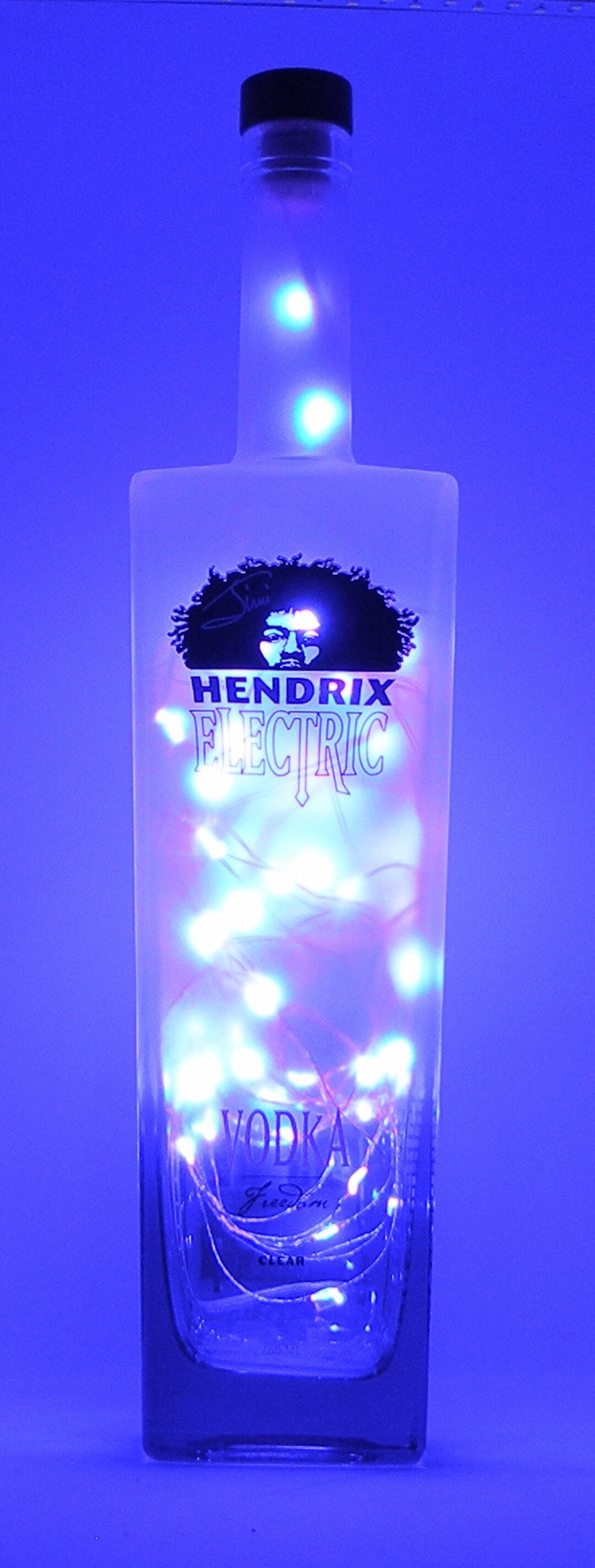 Jimi Hendrix Bottle Accent Light - Fire Fly and Fairy Lights Light 750 ...