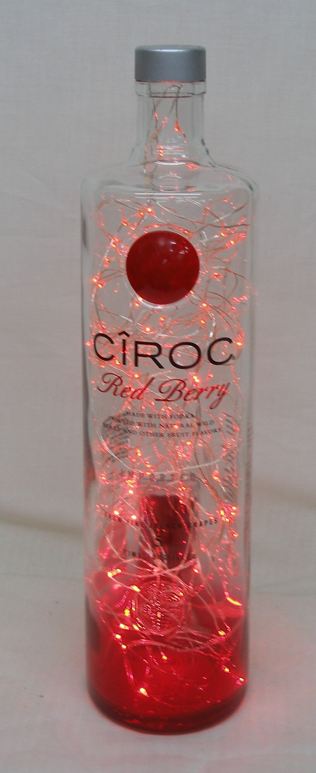 Ciroc Red Berry Bottle Accent Light - Fire Fly and Fairy Bottle Lights ...