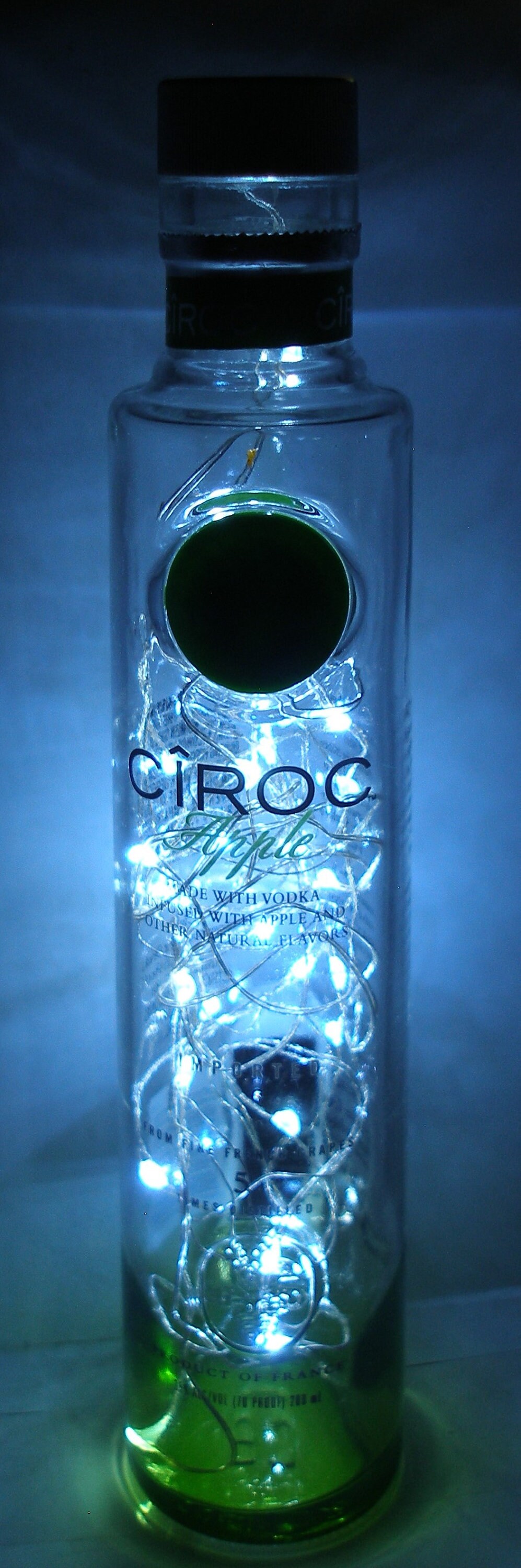 Ciroc Green Apple Bottle Accent Light - Fire Fly and Fairy Bottle ...