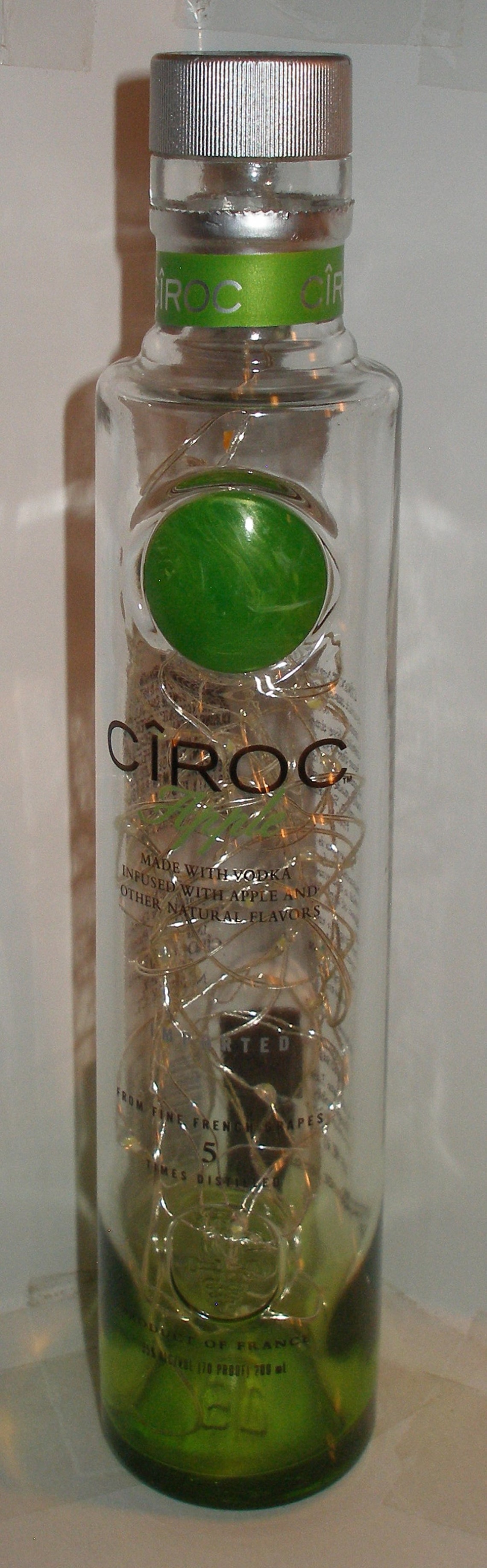 Ciroc Green Apple Bottle Accent Light - Fire Fly and Fairy Bottle ...