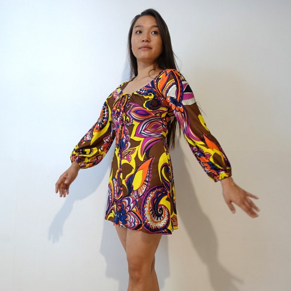 1960s Mini Dress - Etsy