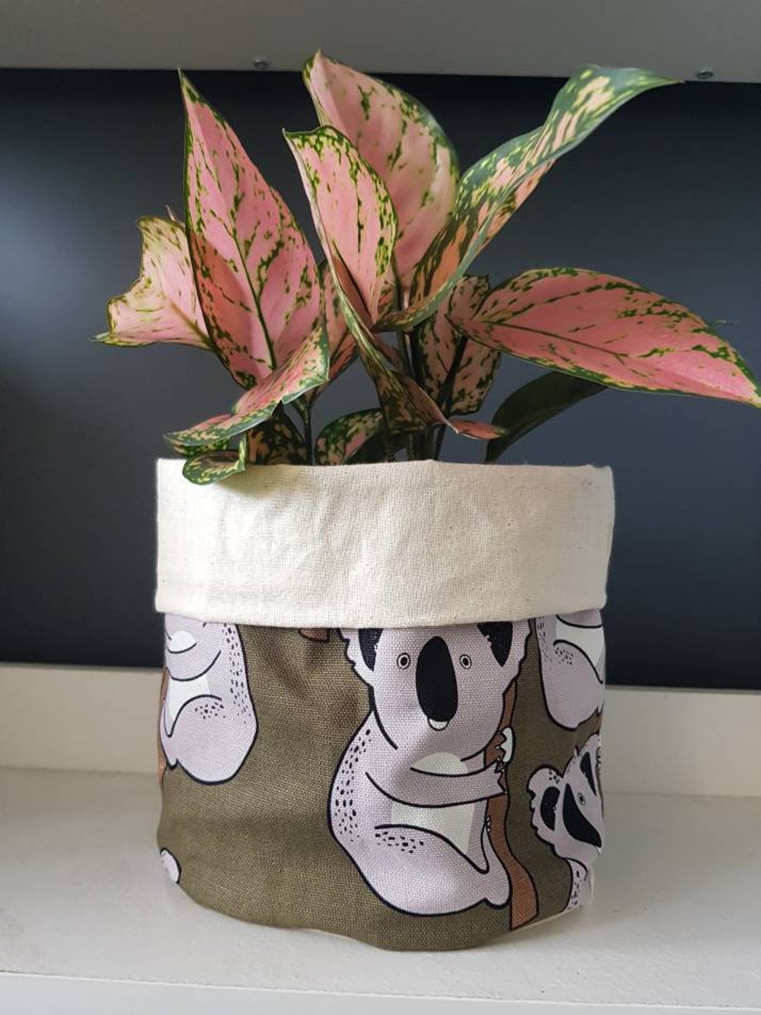 Australian Theme Pot Cover. Cute Koala. Reversible. 2 in 1. Pots of ...