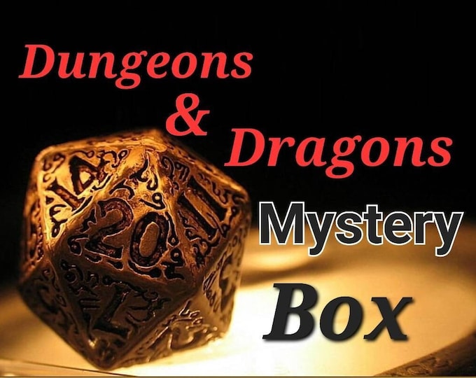 Dnd Mystery Mimic Box Dungeons and Dragons Gift for Players and Dm's ...