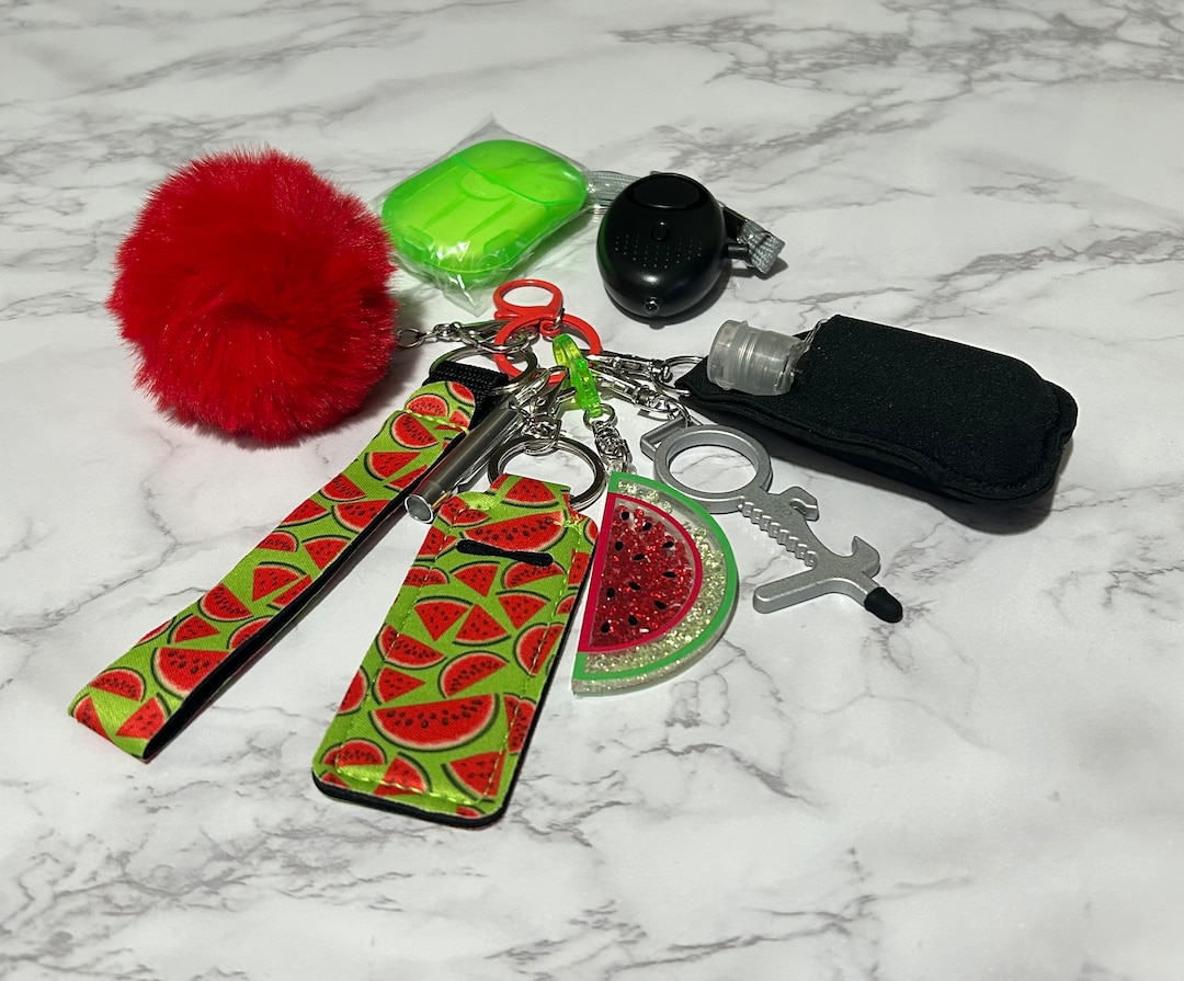 Watermelon Safety Keychain Set | Please Read Description for the ...
