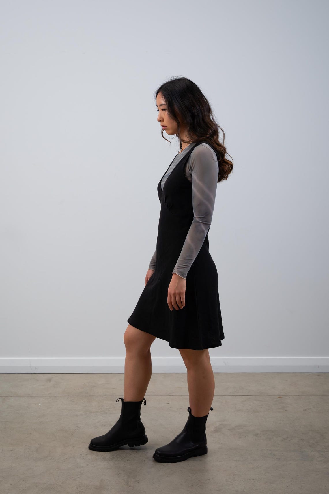 Gibbons Slip Dress Garment Sample - Viscose Slub - Etsy