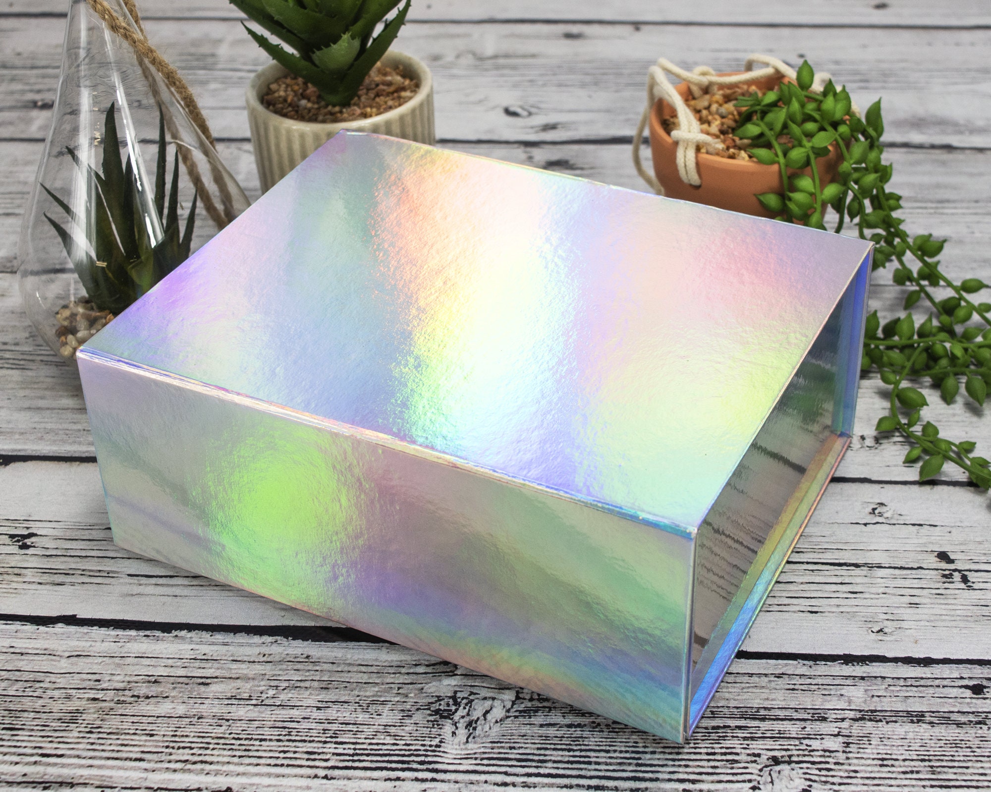 Holographic Gift Boxes, Magnetic Holographic Boxes Available in 2 Box ...