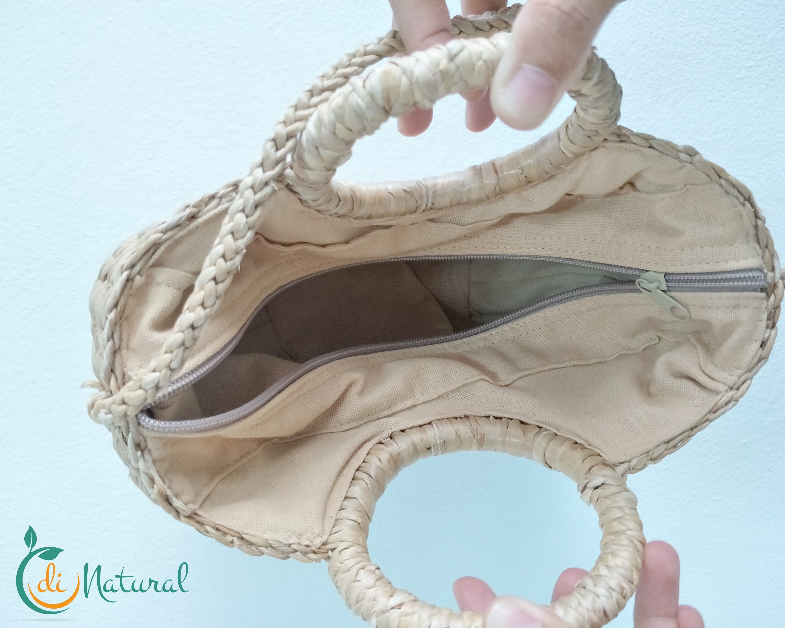 Beach Bag Straw Purse. Wicker Crossbody Bag or Handbag. Small Basket ...