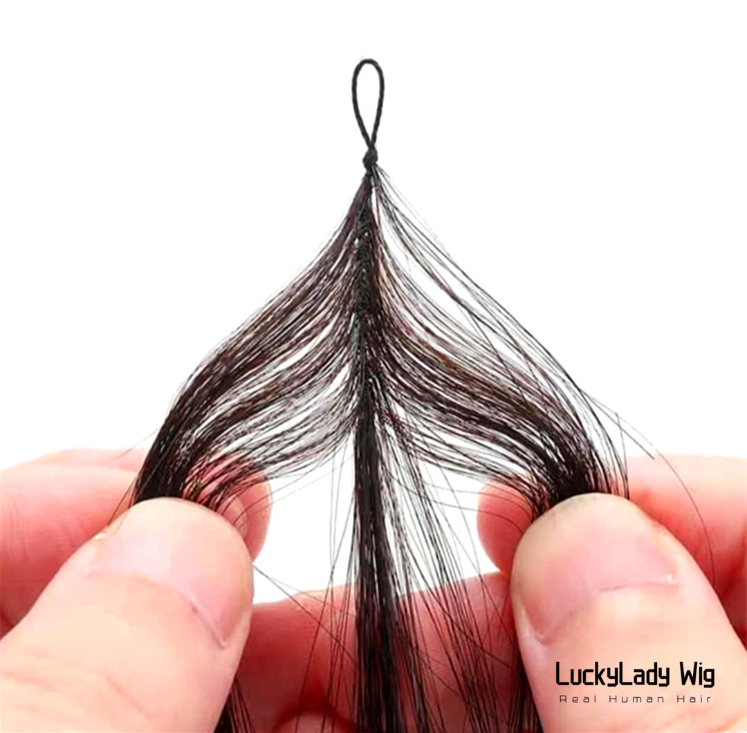 The Lightest Hair Micro Loop Extensions 100% Human Hair Feather Loop ...