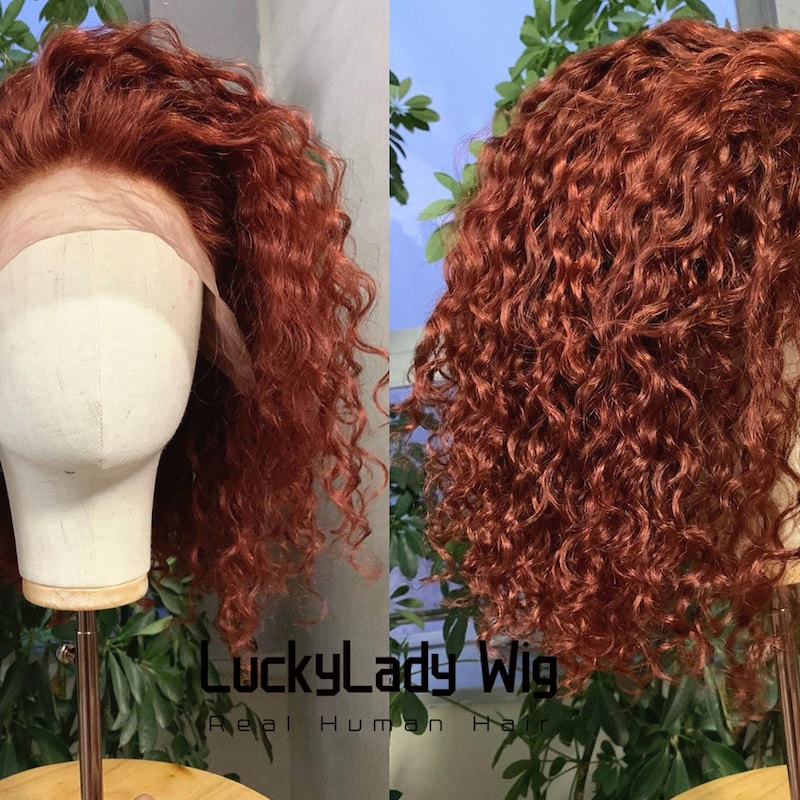 Copper Lace Front Wigs - Etsy