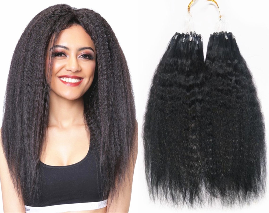 Coarse Italian Yaki 100% Human Hair Micro Beads Hair - Etsy