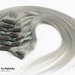 Gray Hair Clips in Hair Weft Human Hair Extensions Clips on - Etsy