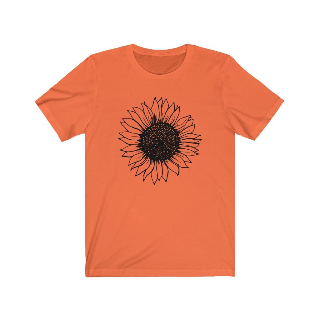 Sunflower Shirtsunflower Shirts for Womenbotanical T - Etsy