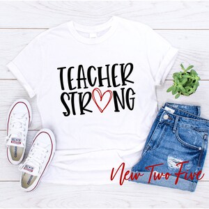Teacher Strong Shirt Distance Learning Teacher Quarantine Shirt Teacher ...