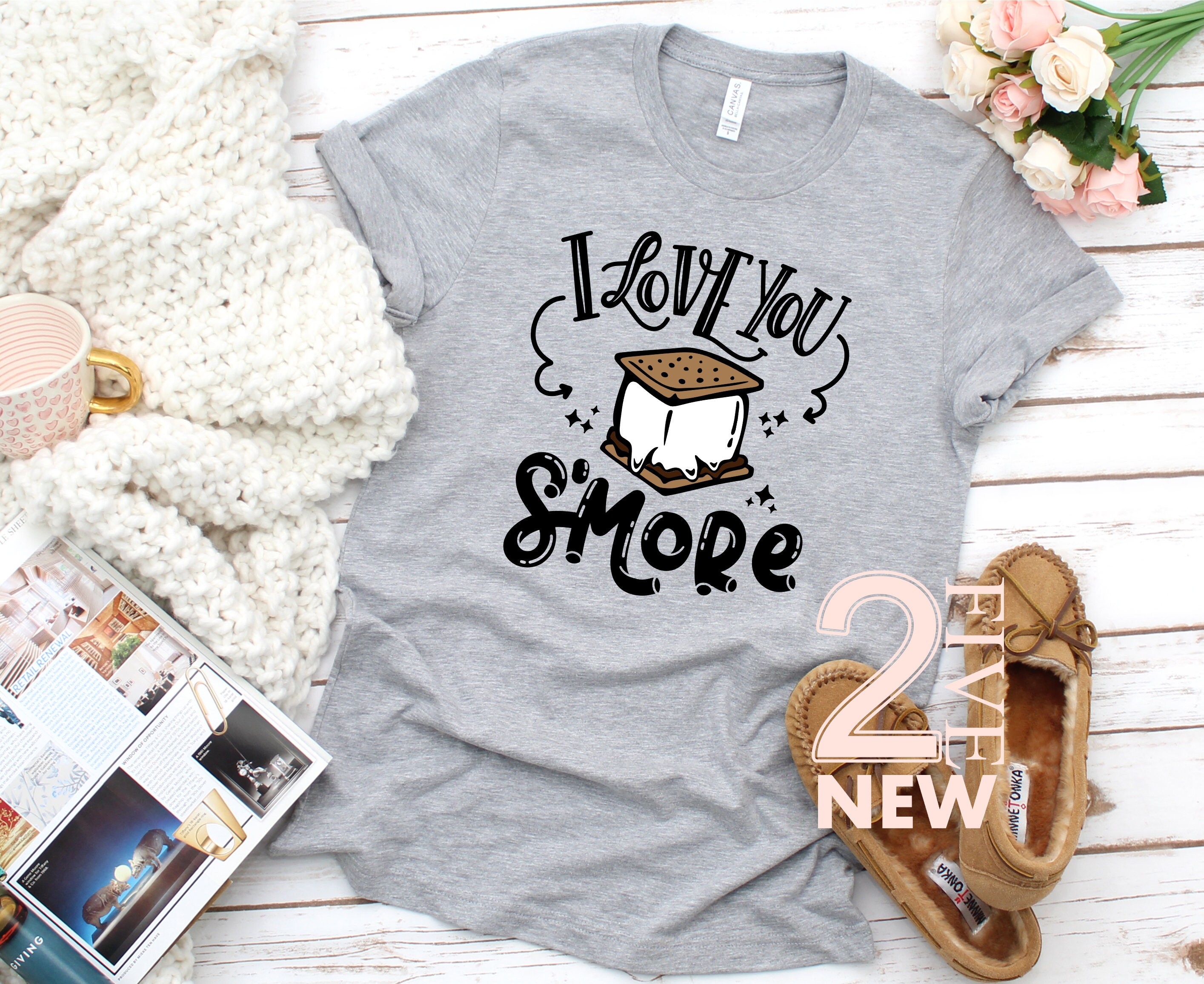 I Love You Smore Valentines Smore Shirt Funny Smore Shirt - Etsy