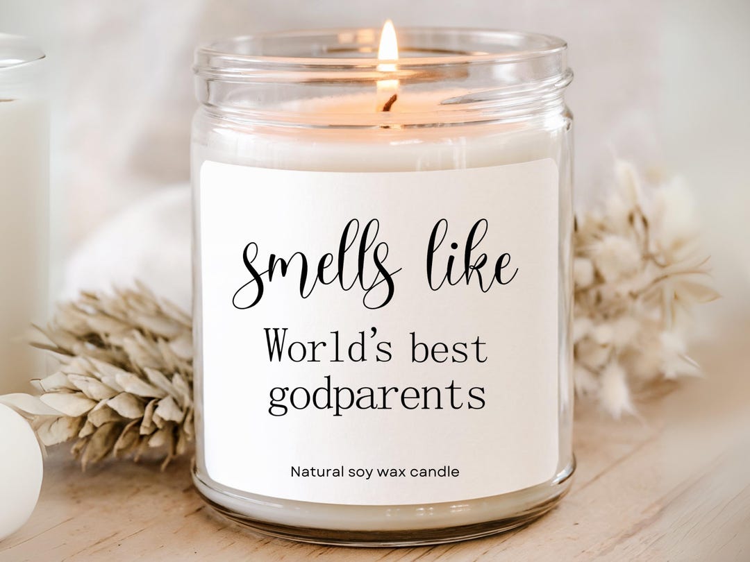 Best Godparents Candle Gift, Godmother, Godfather, Keepsake - Etsy
