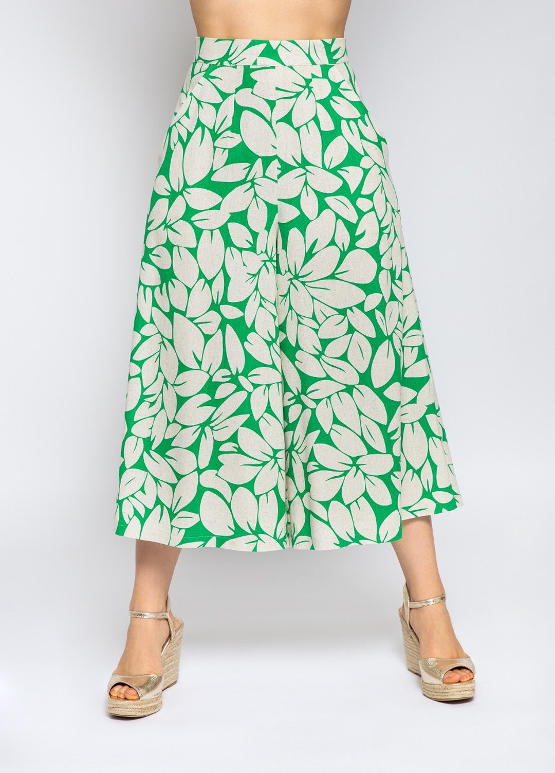 "maui" Culottes, Vintage Style Culottes, 1940s 1960s 1970s Style - Etsy