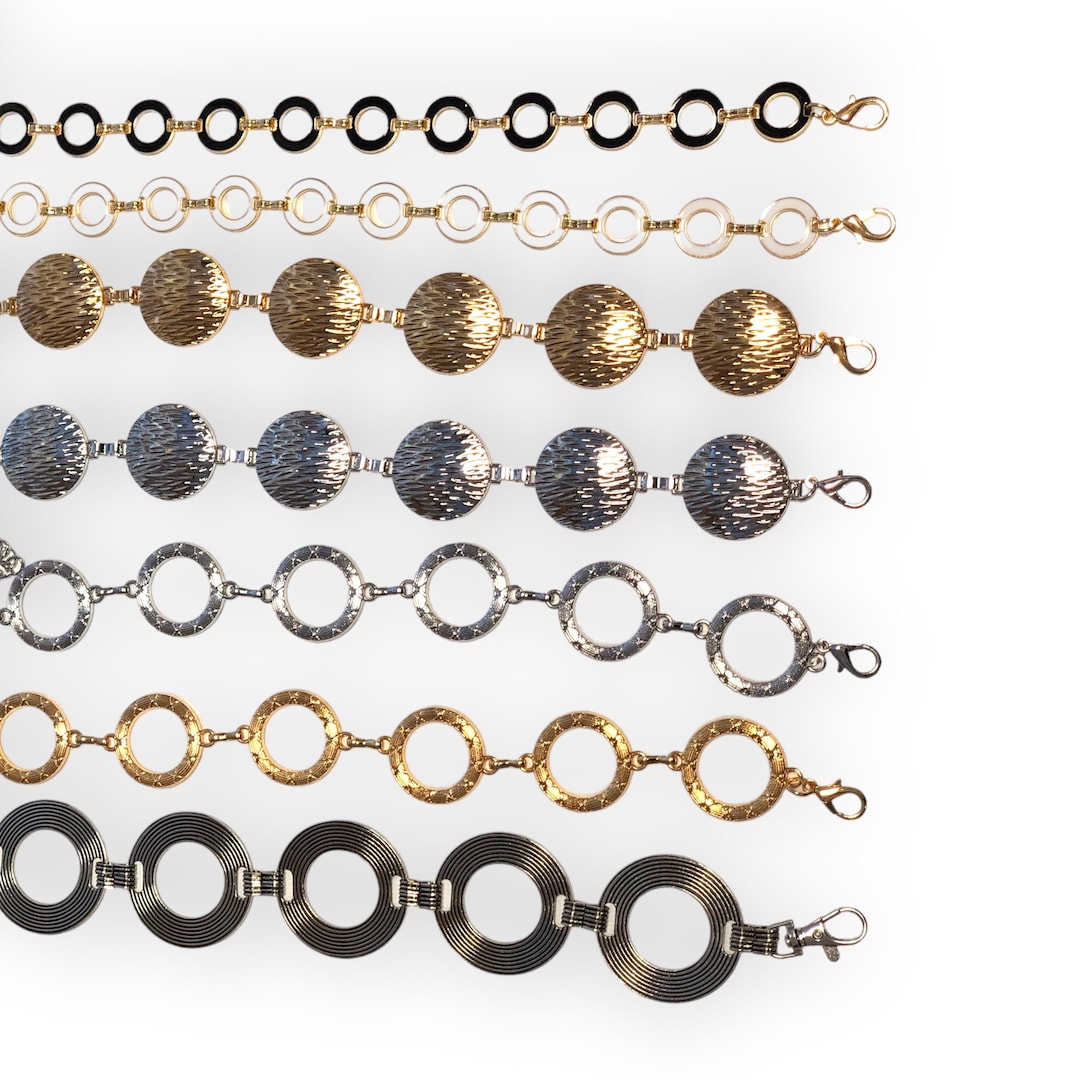 Belt groovy, Chain Belt, Chain Belt in 60s 70s Vintage Style - Etsy