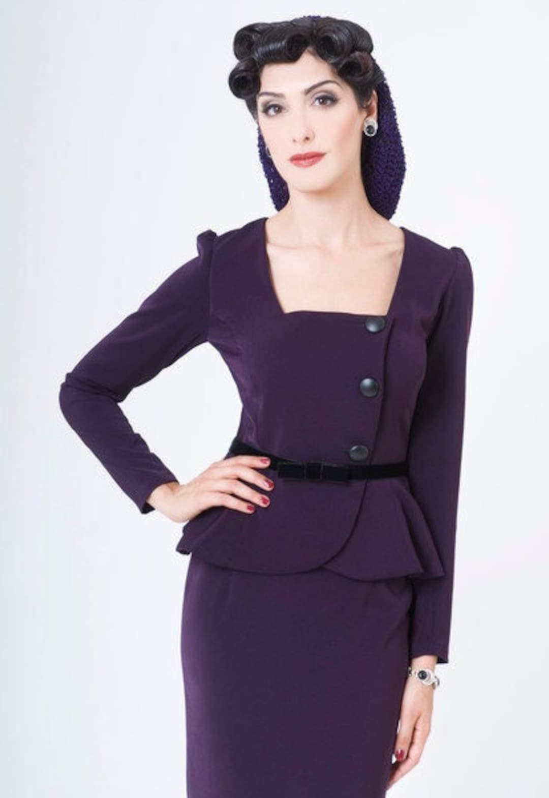Blouse "lola" Violet - Etsy