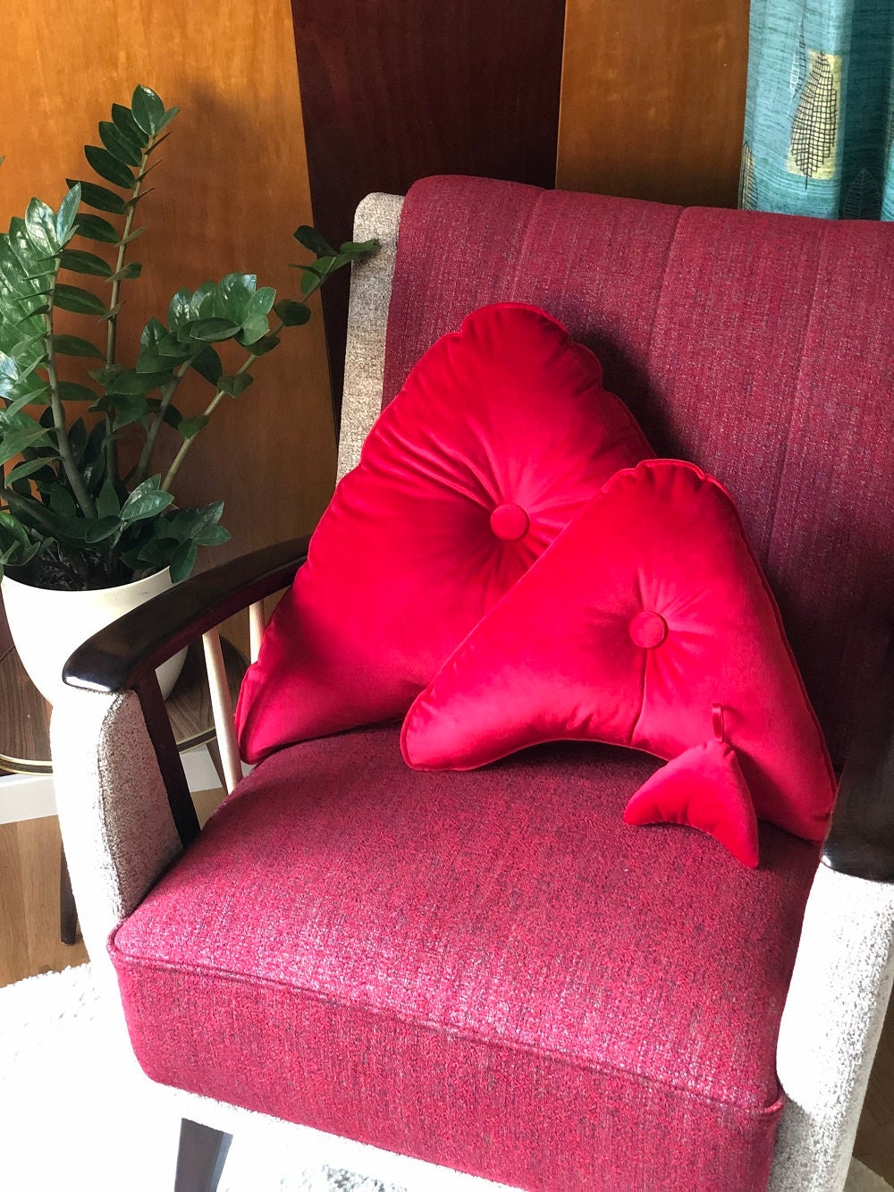 Pillow,cushion "atomic", 1950s,1960s Style, Midcentury - Etsy