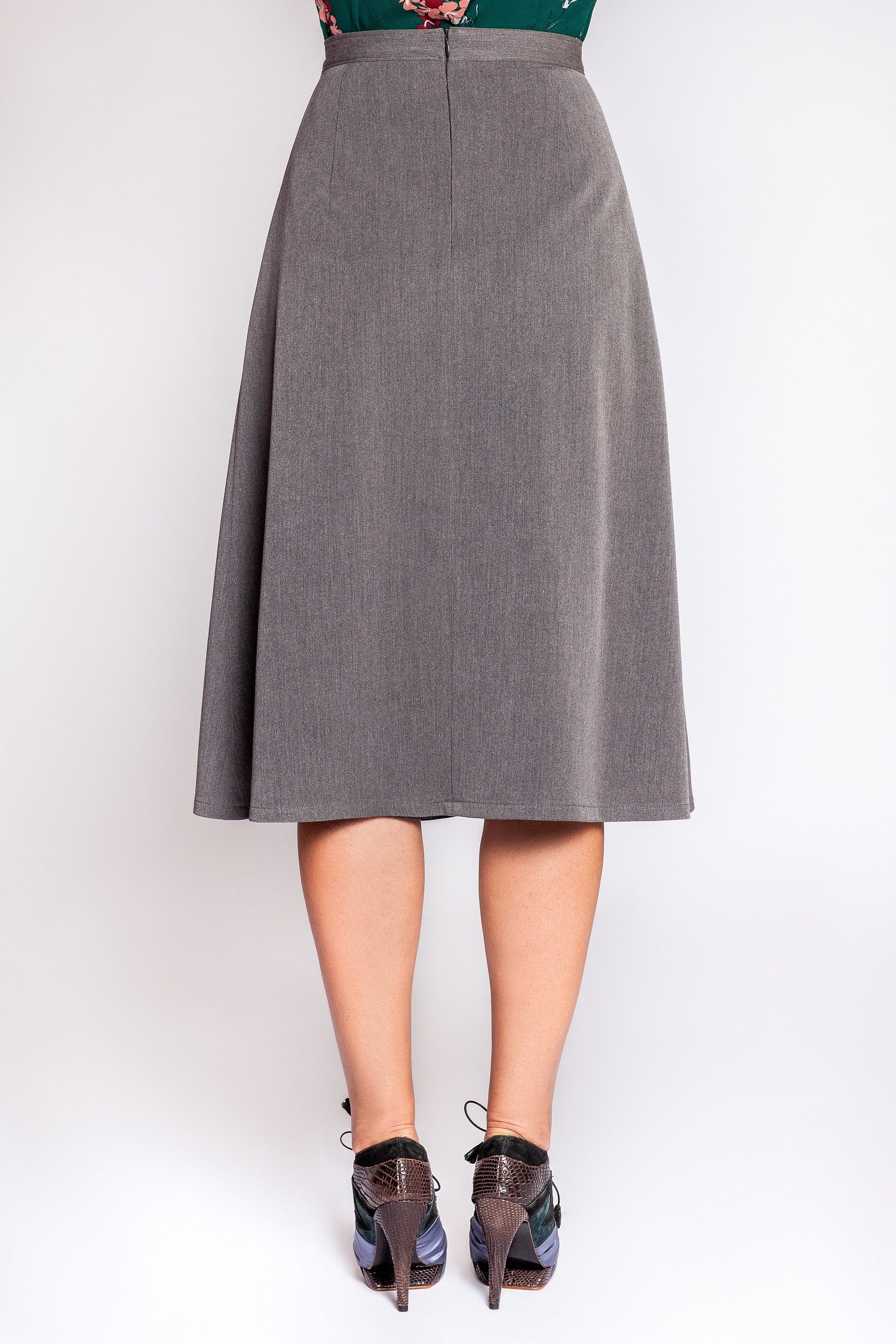 Rock Eleanor Kellerfaltenrock im Vintage Stil - Etsy.de