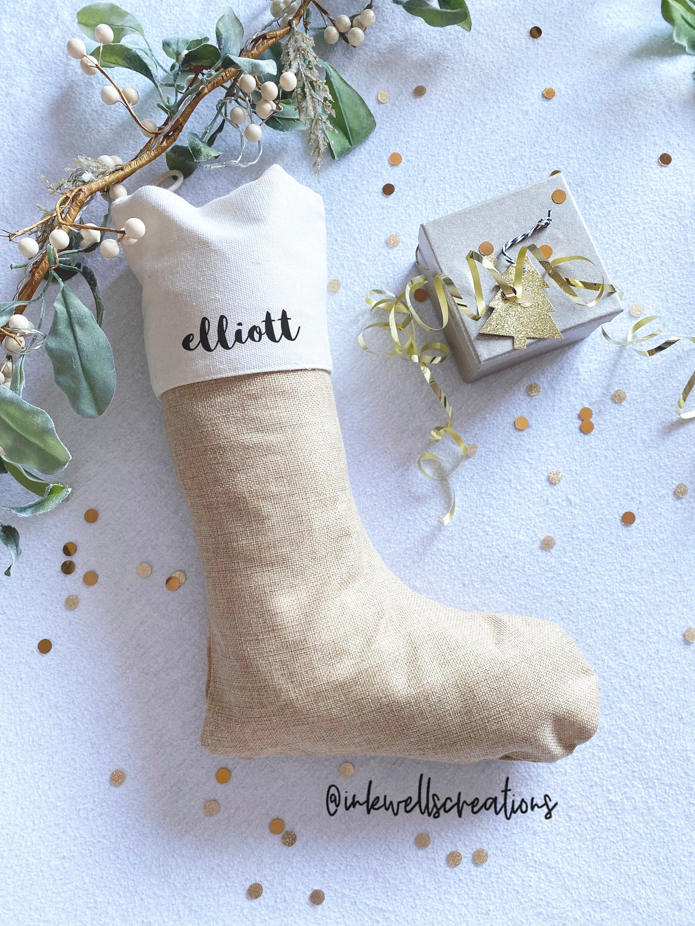 Personalised Christmas Stocking / matching family stockings / | Etsy