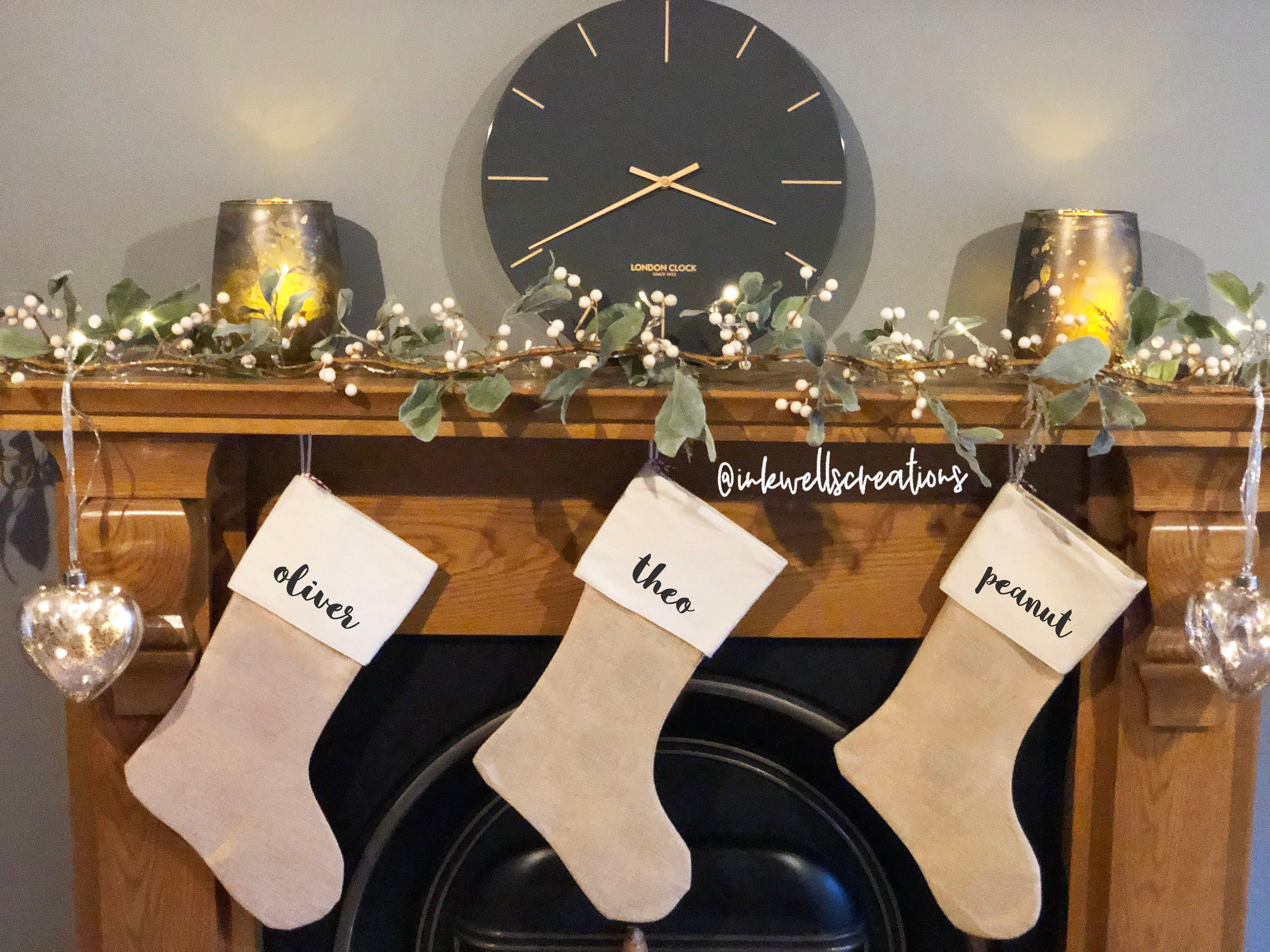 Personalised Christmas Stocking / matching family stockings / | Etsy