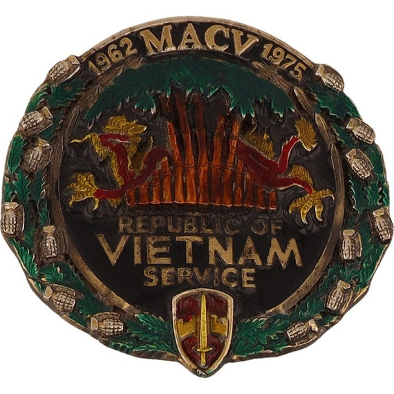 Macv Vietnam Sog Special Forces Ccn Ccc War Veteran 8… - Gem