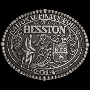 NOS Hesston National Finals Rodeo NFR Adult Large Western Commemorative ...