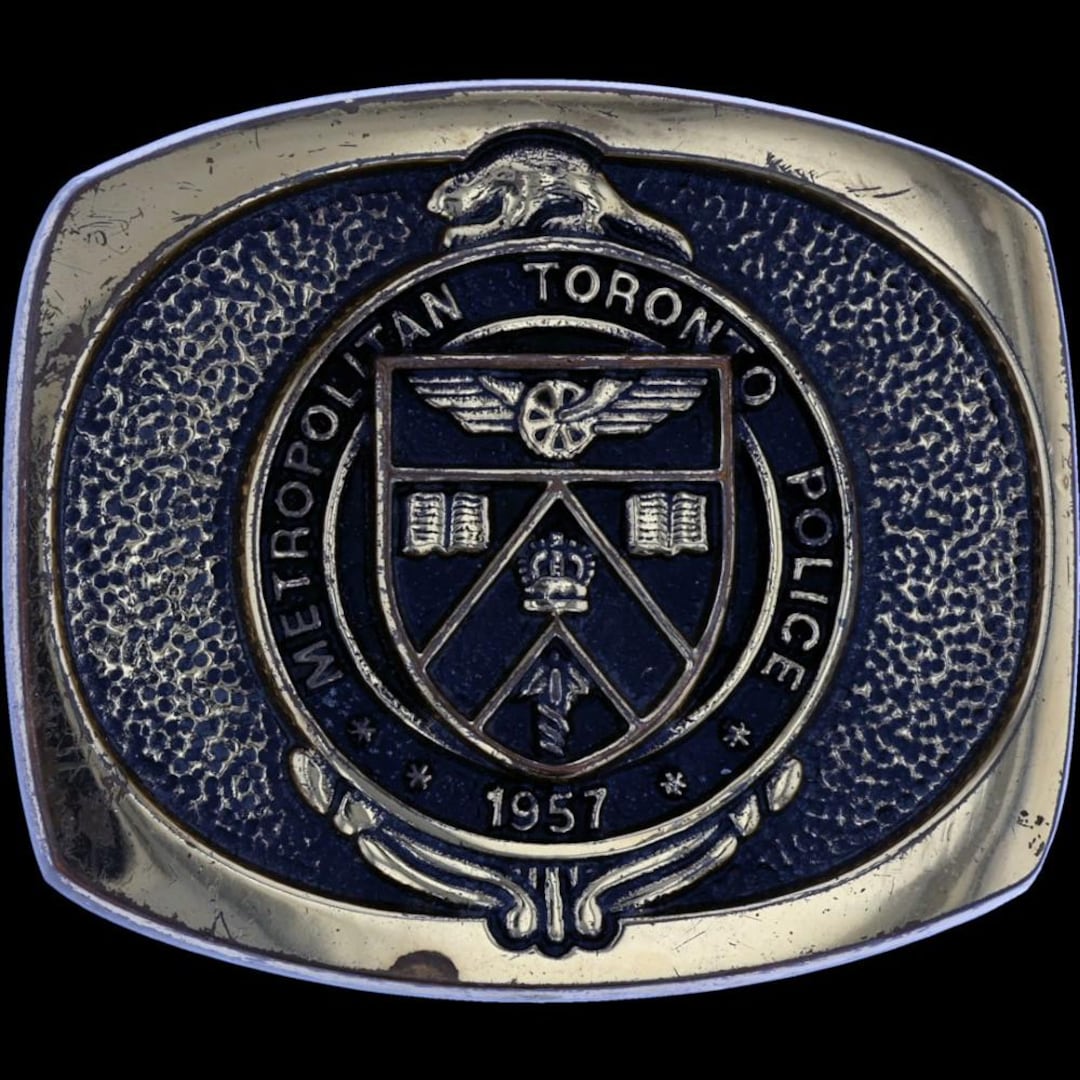 Brass Toronto Police Service TPS Ontario Canada Law Enforcement Vintage ...