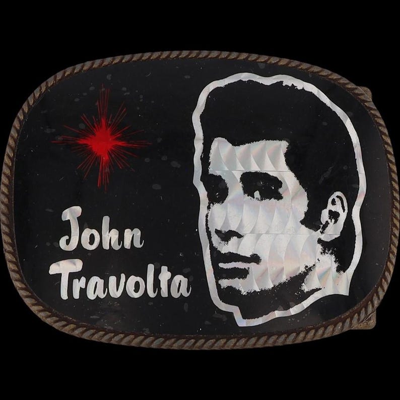 Nos John Travolta Payan Lendo Saturday Night Fever Movie 70 Vintage ...