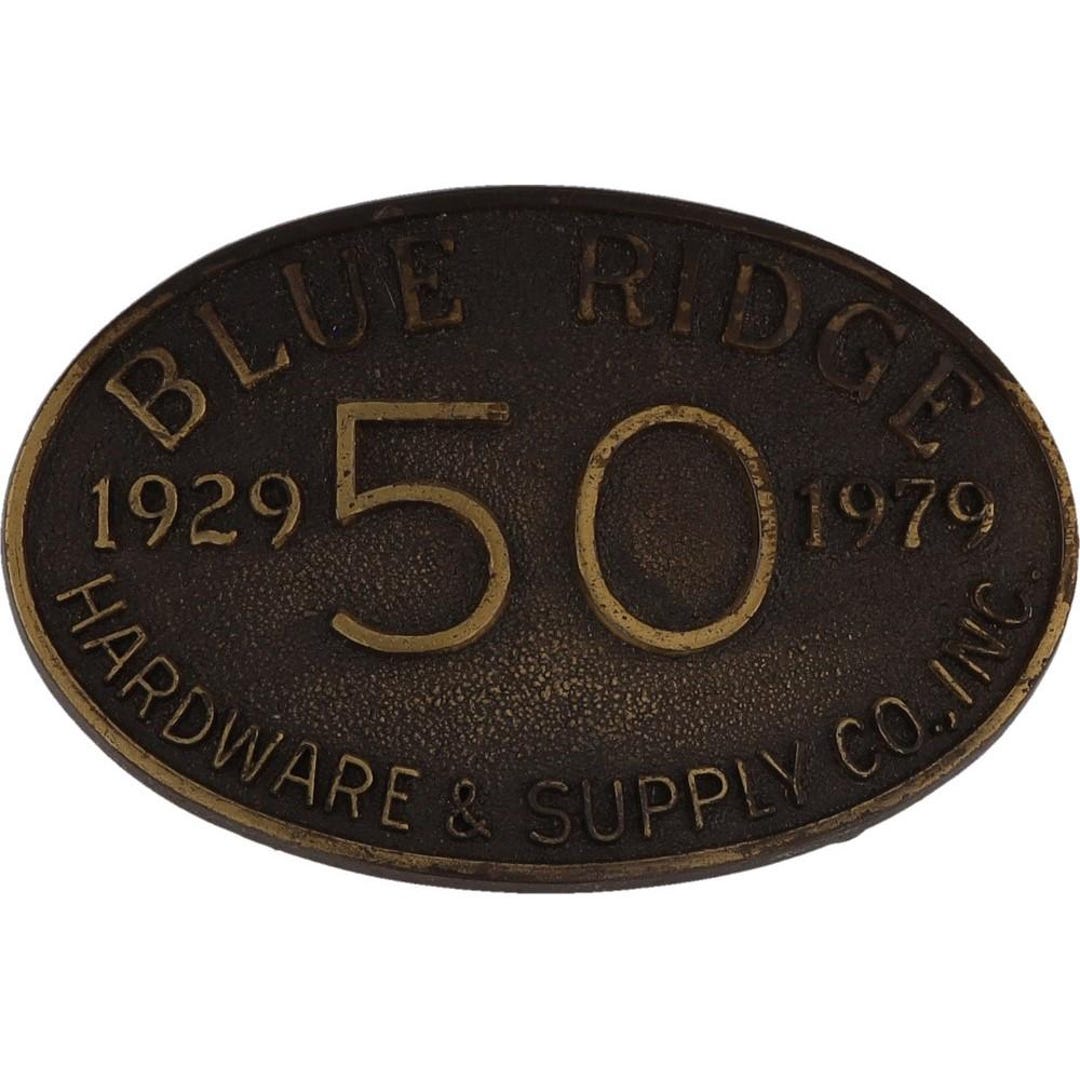 Blue Ridge Hardware 50th Anniversary 1929-1979 1970s Vintage Belt ...