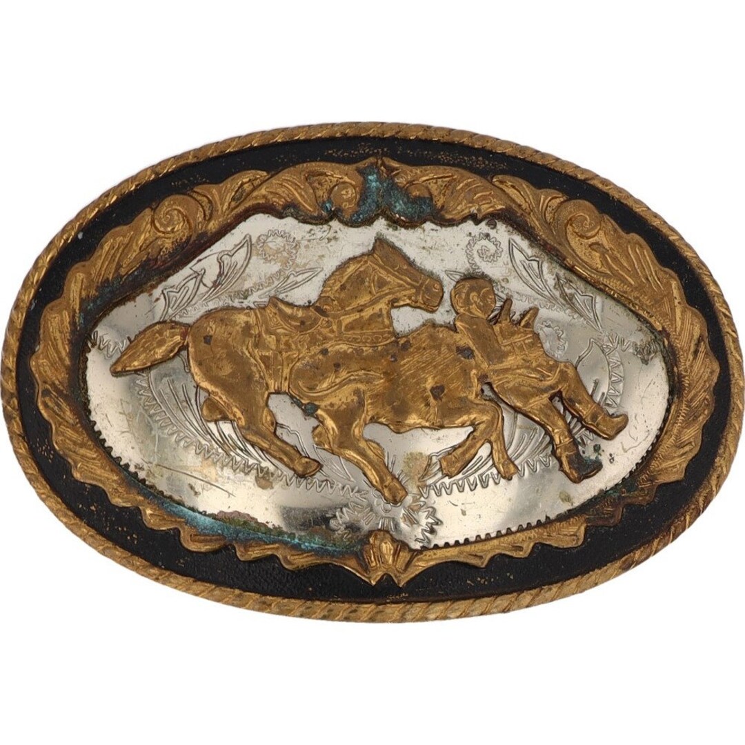 G Silver Steer Wrestling Bull Dogging Rodeo Cowboy Western 70s Vintage ...