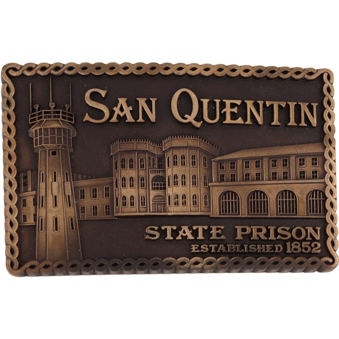 New Bronze San Quentin Cal Doc Prison Officer California Vintage Belt ...